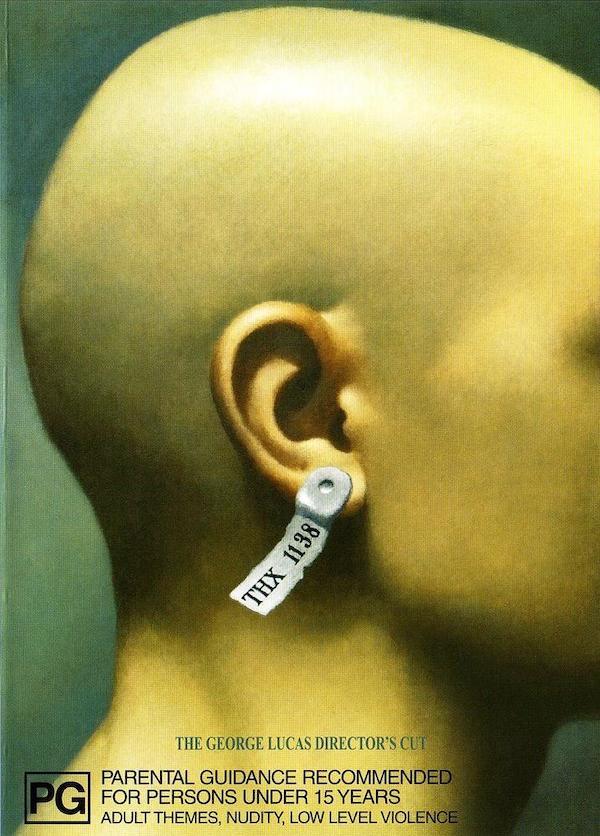 THX 1138 (1971) - Poster US - 1016*1500px