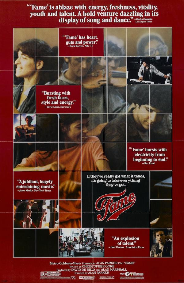 Fame (1980) - Poster US - 1931*2960px