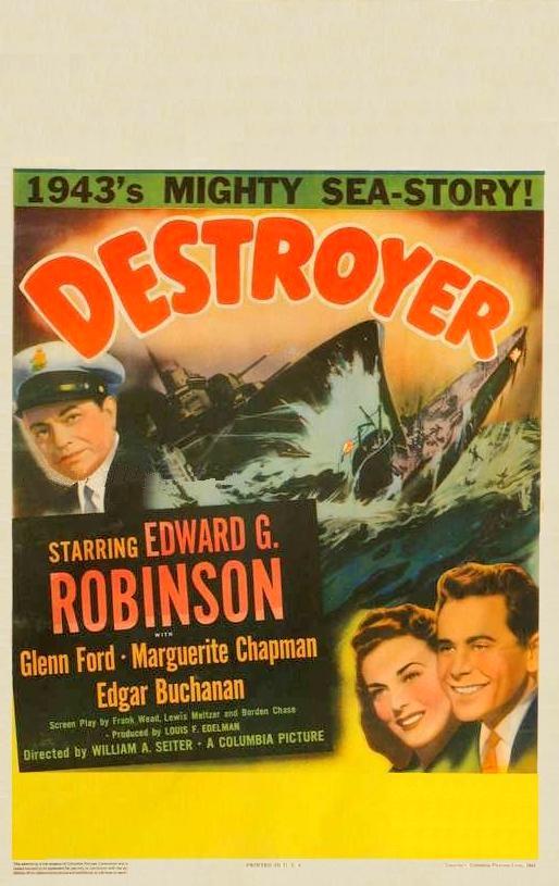 Destroyer (1943) - Poster US - 514*815px
