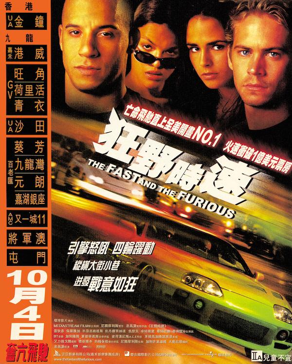 The Fast and the Furious (2001) - Poster UA - 1654*2442px