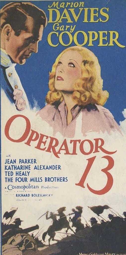 Operator 13 (1934) - Poster US - 507*1027px