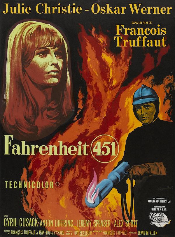 Fahrenheit 451 (1966) - Poster US - 1534*2176px