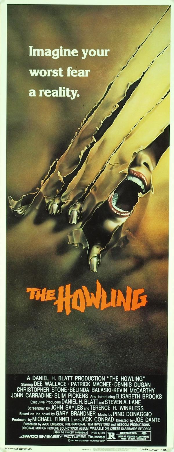 The Howling (1981) - Poster UK - 433*771px