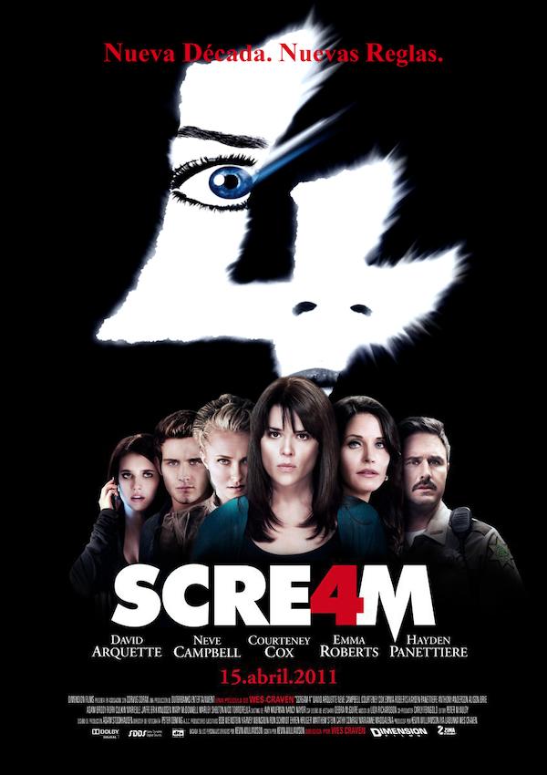 Scream 4 (2011) - Poster MX - 847*1200px