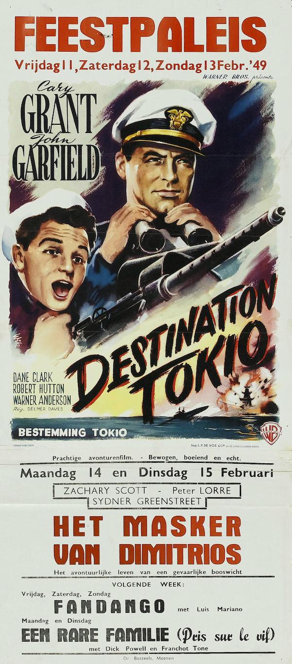 Destination Tokyo (1943) - Poster US - 800*1158px