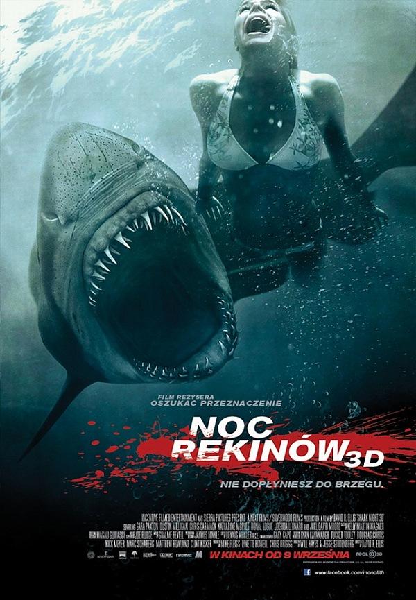 Shark Night 3D (2011) - Poster PL - 600*865px