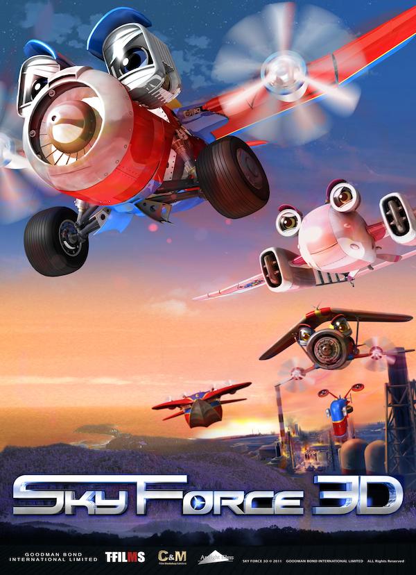Sky Force 3D (2012) - Poster US - 3000*4138px