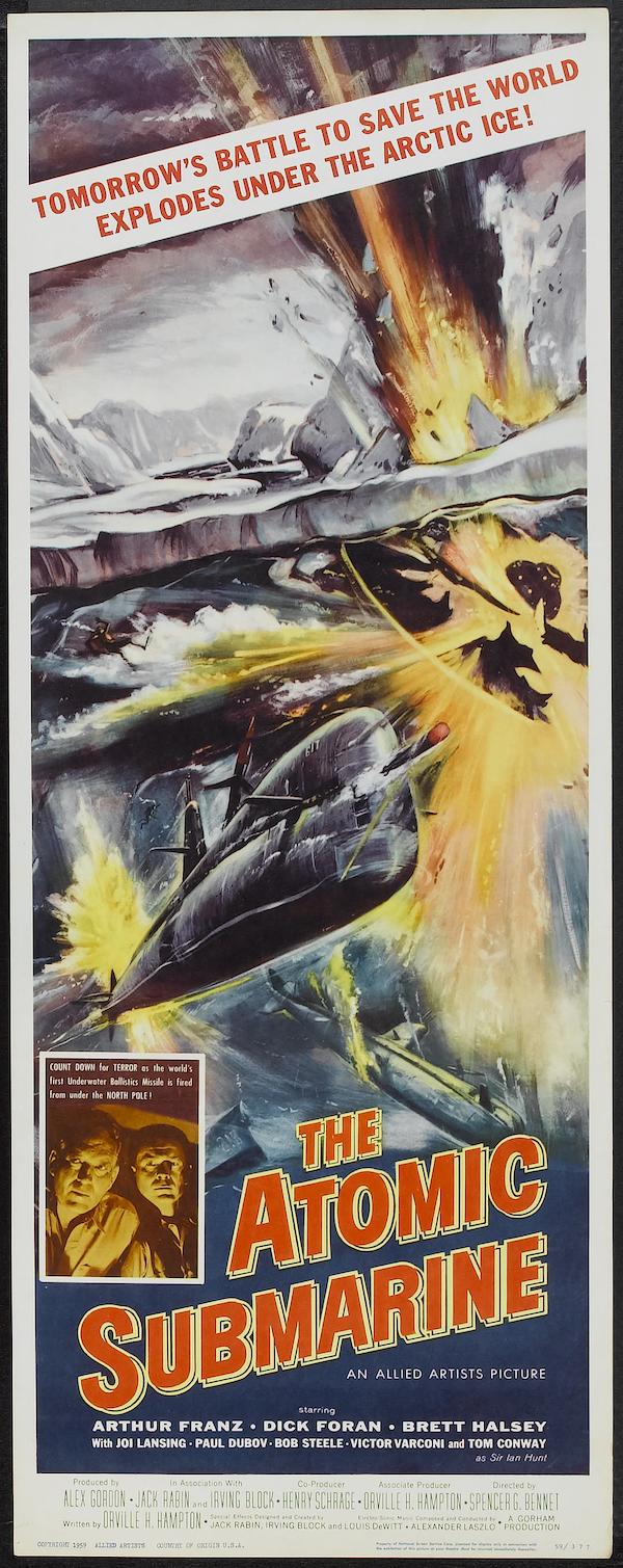 The Atomic Submarine (1959) - Poster US - 1984*3000px