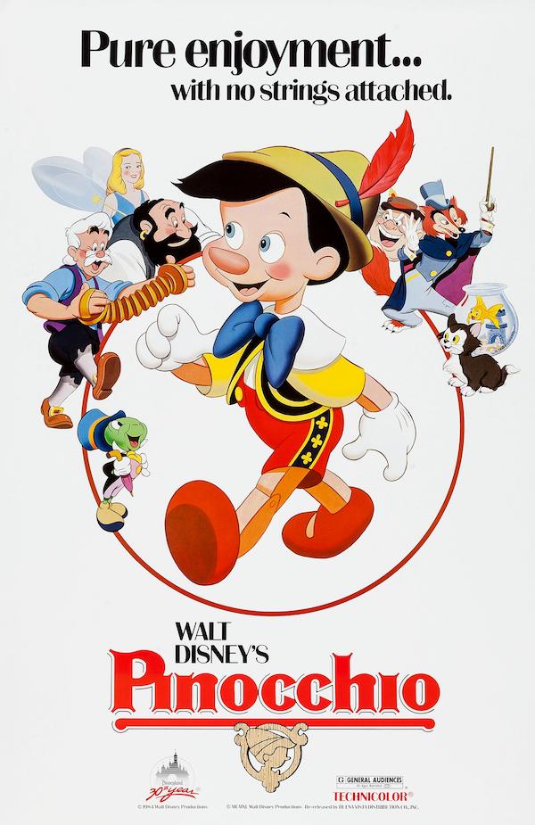 Pinocchio (1951) - Poster US - 1000*1500px