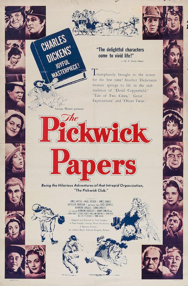 The Pickwick Papers (1952) movie posters