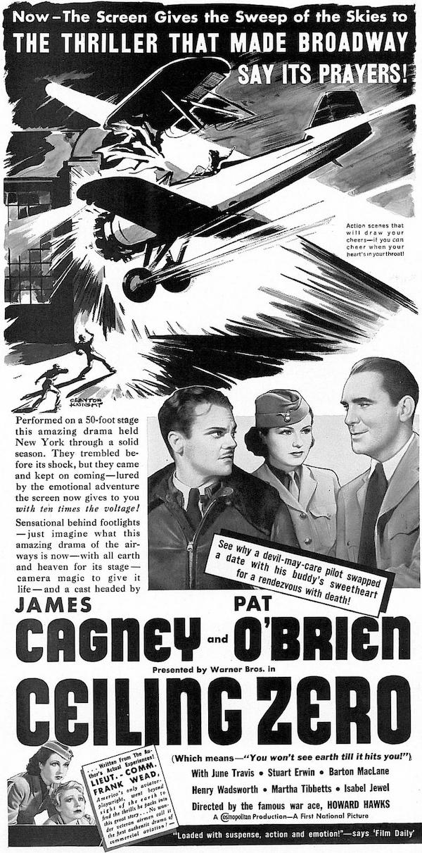 Ceiling Zero (1936) - Poster US - 793*1600px