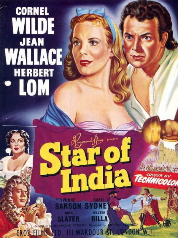 Star of India (1954) - Poster UK - 426*569px