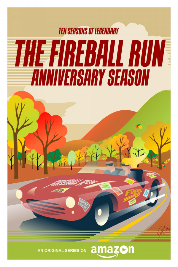 Fireball Run Anniversary Season (2017) - Poster US - 2000*3000px
