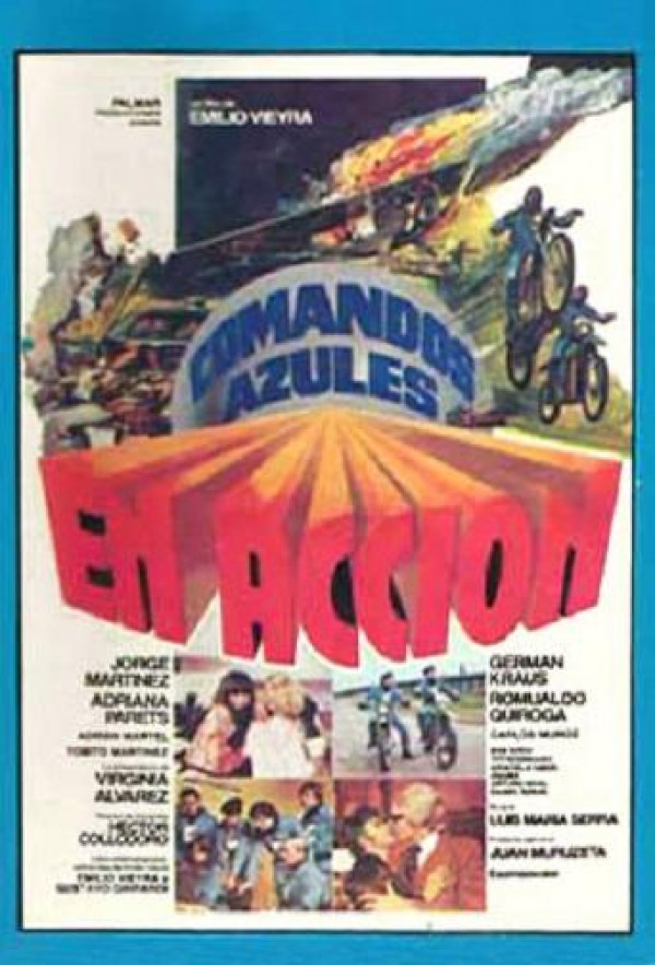 Comandos azules en acción (1980) - Poster AR - 342*504px