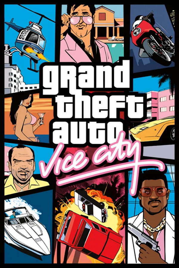 Grand Theft Auto: Vice City (2002) - Poster UK - 960*1440px