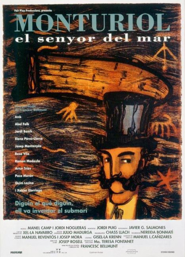 Monturiol, el senyor del mar (1993) - Poster ES - 467*650px