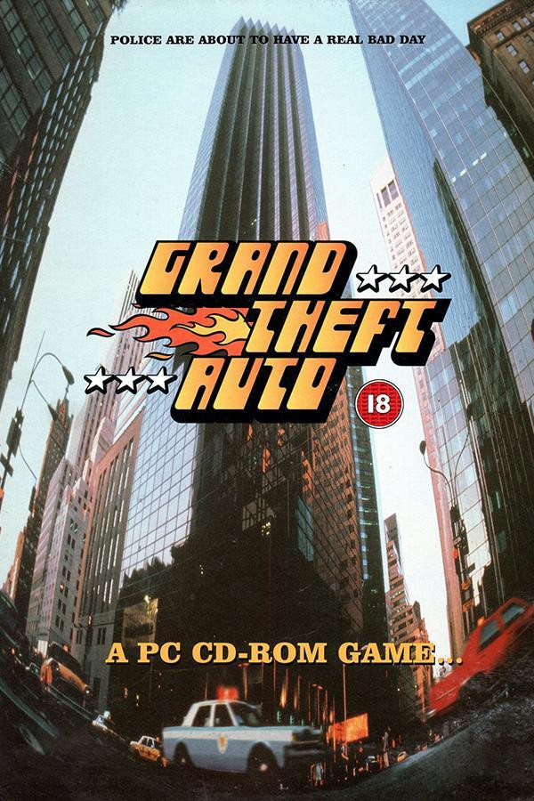 Grand Theft Auto (1997) - Poster UK - 600*900px