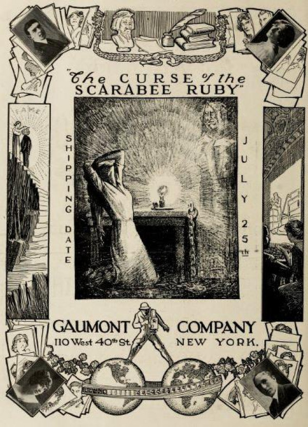 Le scarabée rouge (1914) - Poster FR - 424*588px