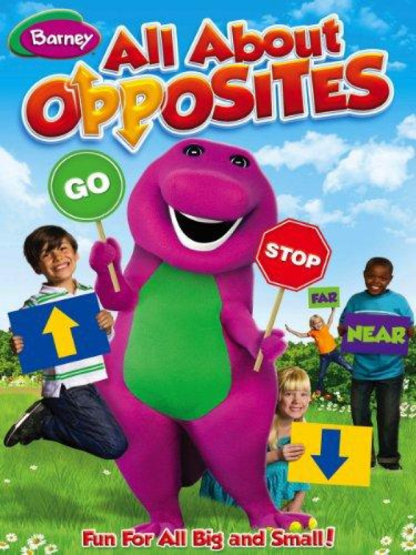Barney: All About Opposites (2012) - Poster US - 375*500px