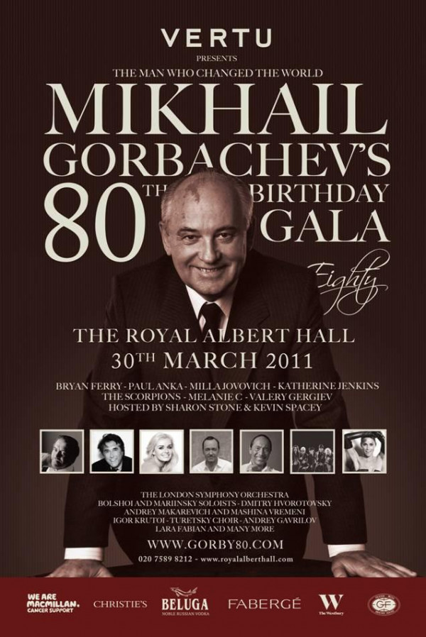 The Man Who Changed the World. Mikhail Gorbachev's 80th Birthday Gala ...