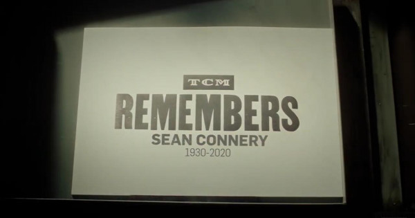 TCM Remembers: Sean Connery (2020) - Poster US - 1280*671px