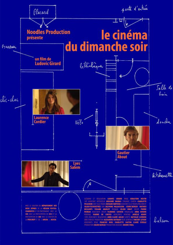 Le Cinéma du Dimanche Soir (2014) - Poster FR - 595*842px